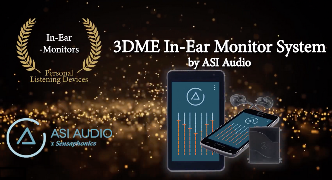 ASI Audio x Sensaphonics, 3DME in-ears win HTI Awards